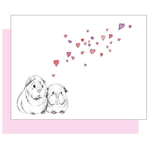 Guinea Pig Card | Etsy