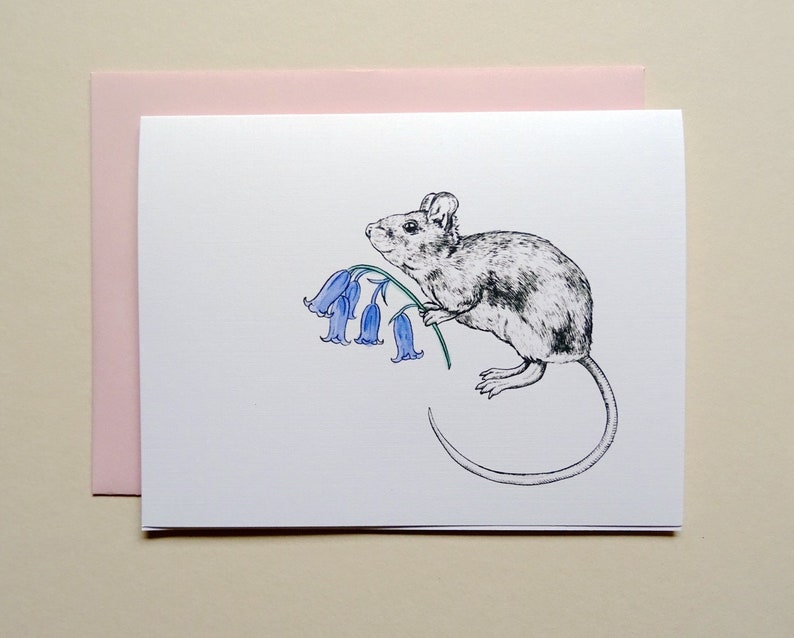 Mouse Card - Etsy