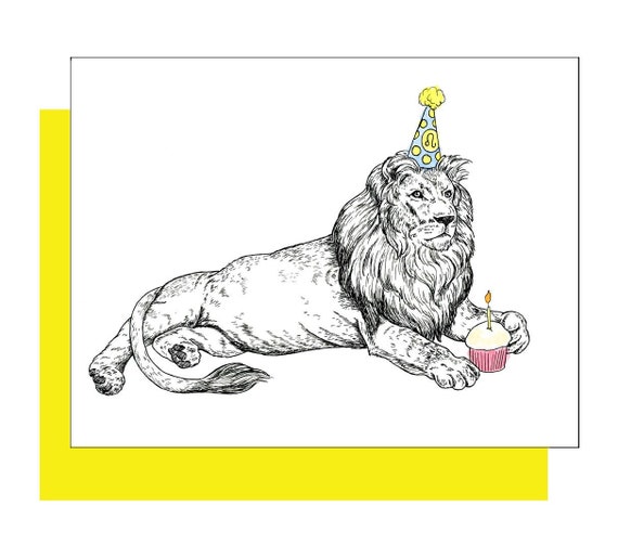 Leo Card - Etsy