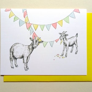 Goats Card - Etsy