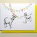Goats Card - Etsy