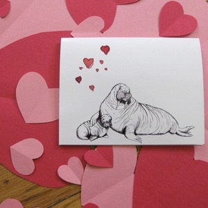 Walrus Card - Etsy