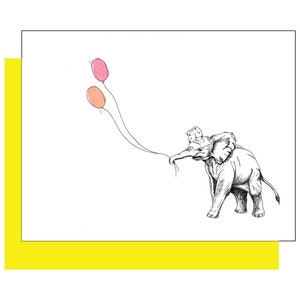 Elephant Card - Etsy