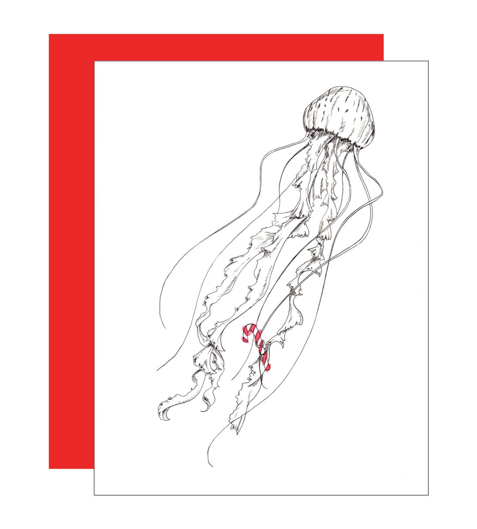 Jellyfish Card - Etsy