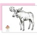 Moose Card - Etsy