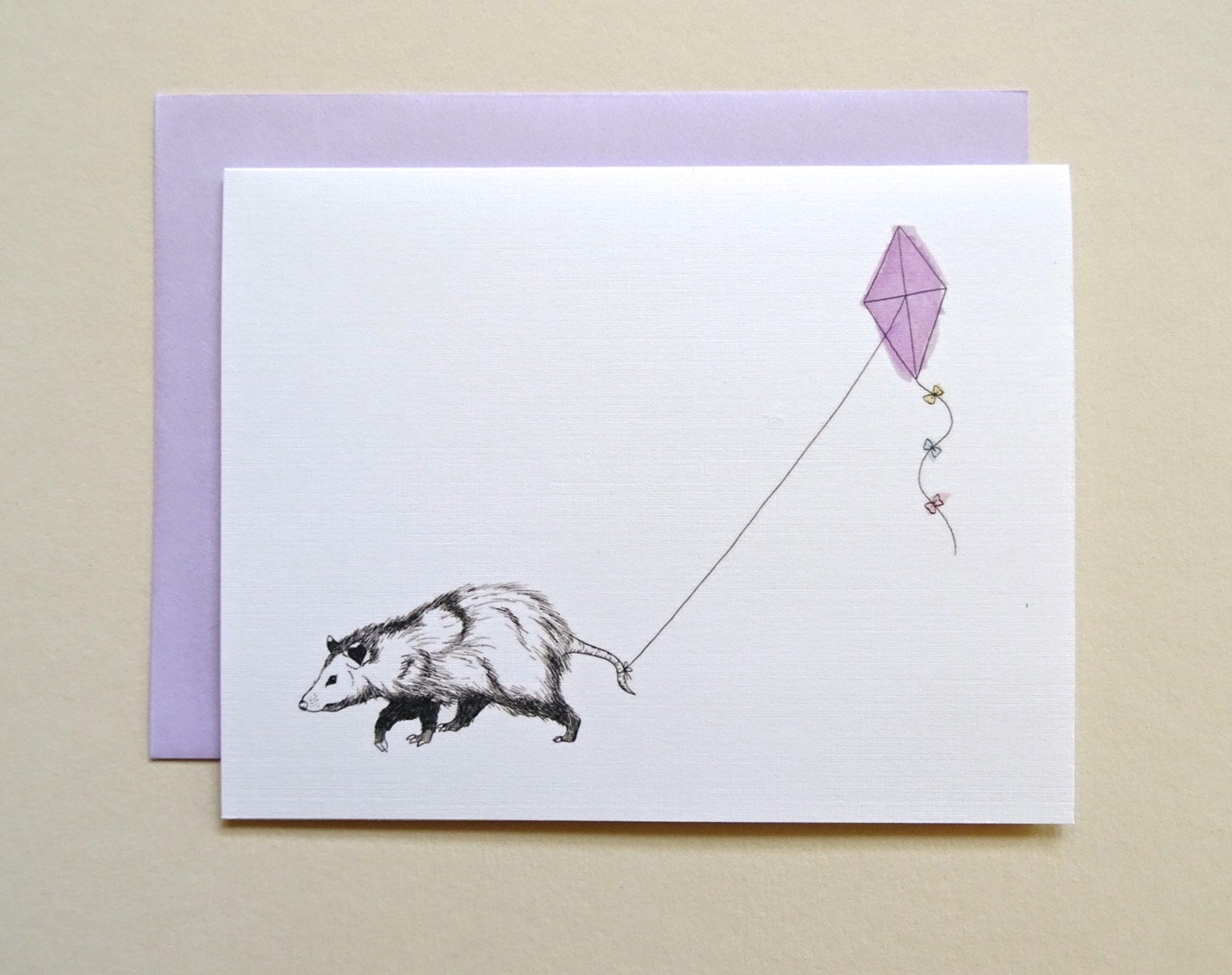 Possum Card - Etsy
