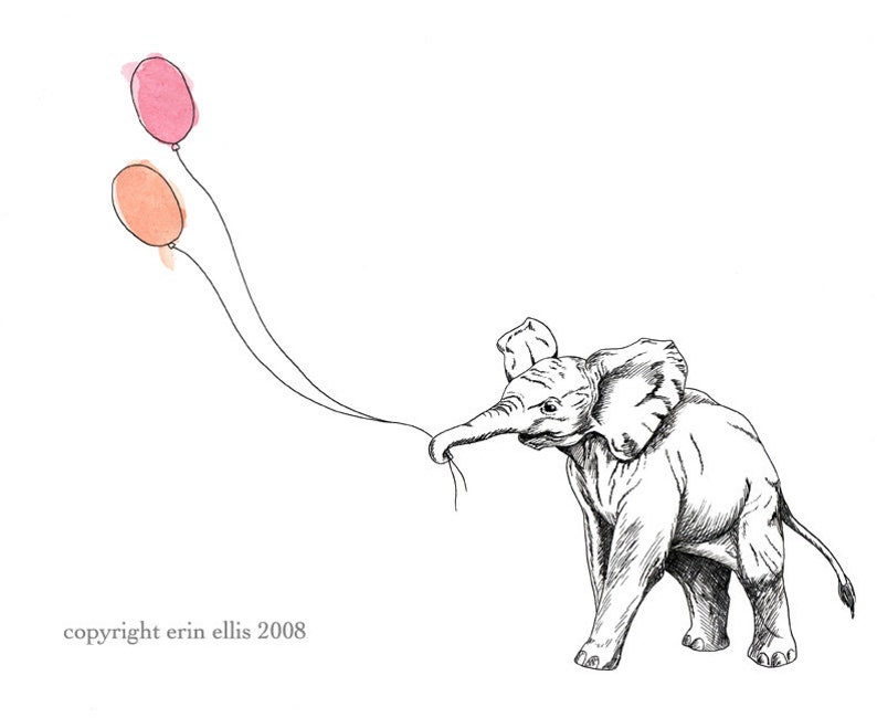 Elephant Card - Etsy