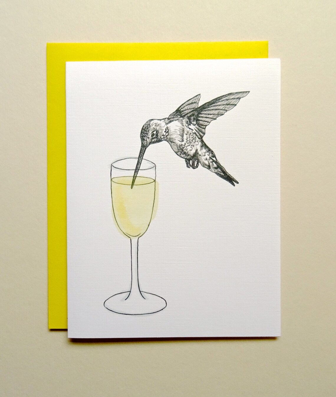 Hummingbird Card - Etsy