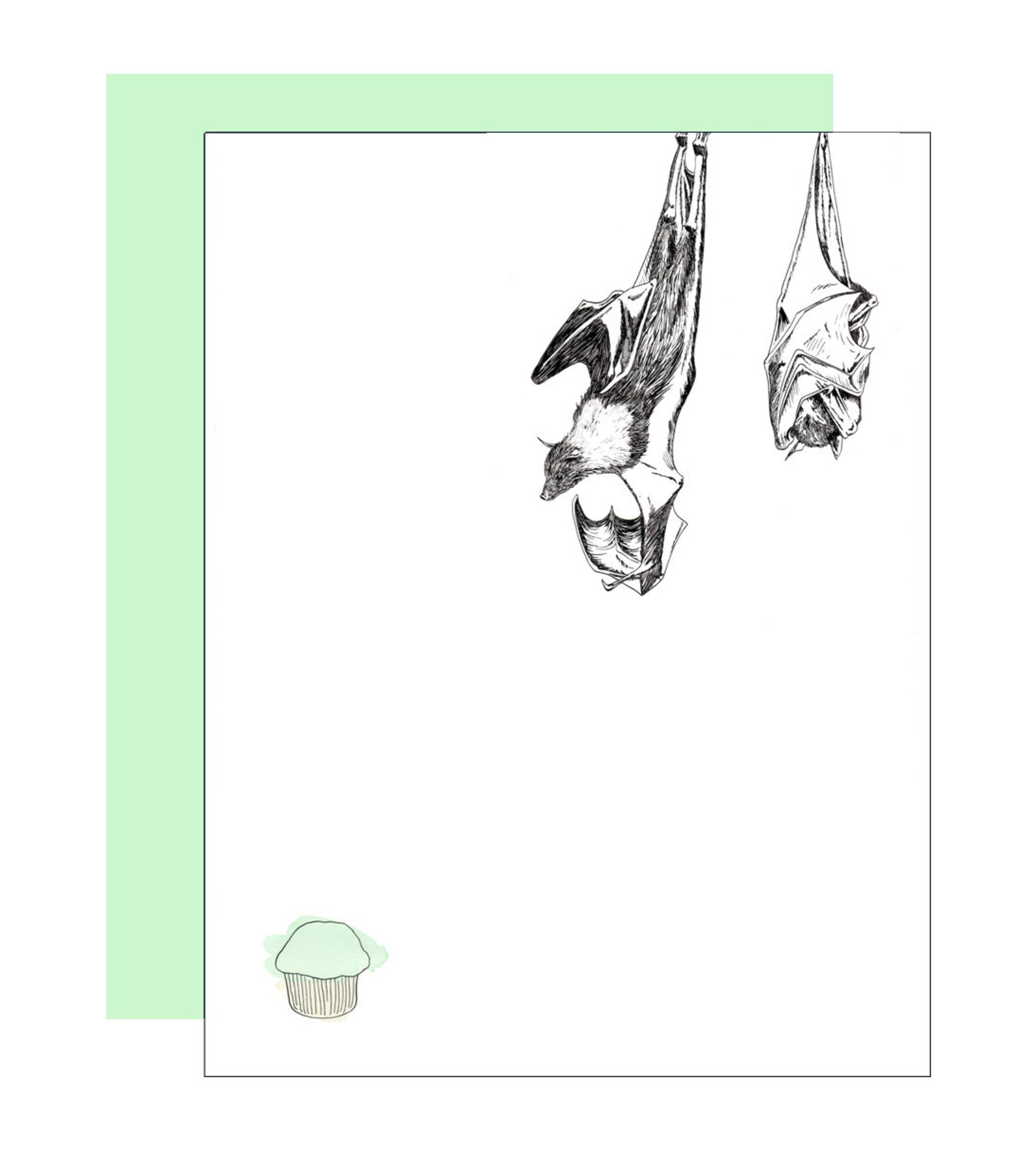 Bats Card - Etsy