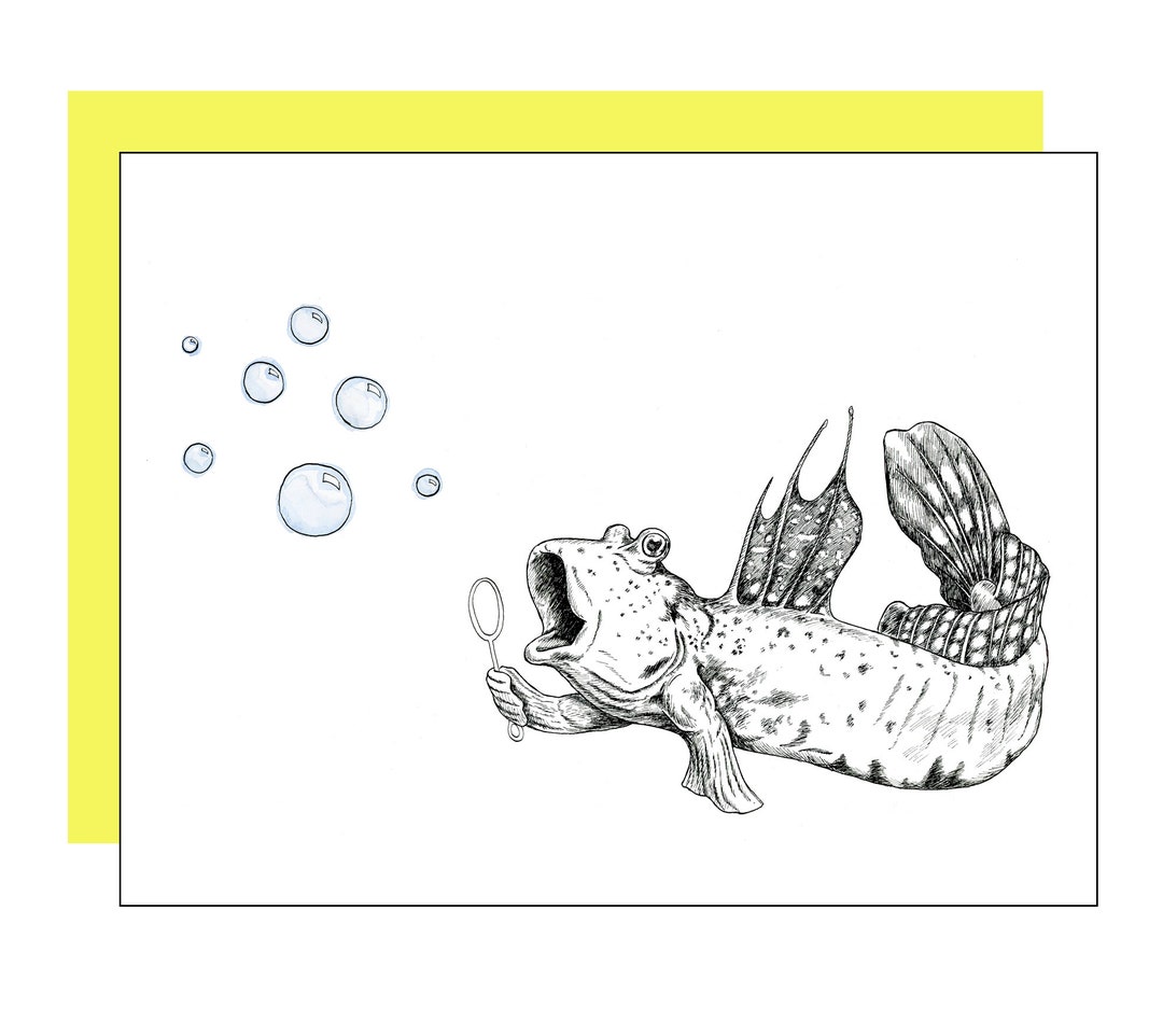 Mudskipper Card - Etsy