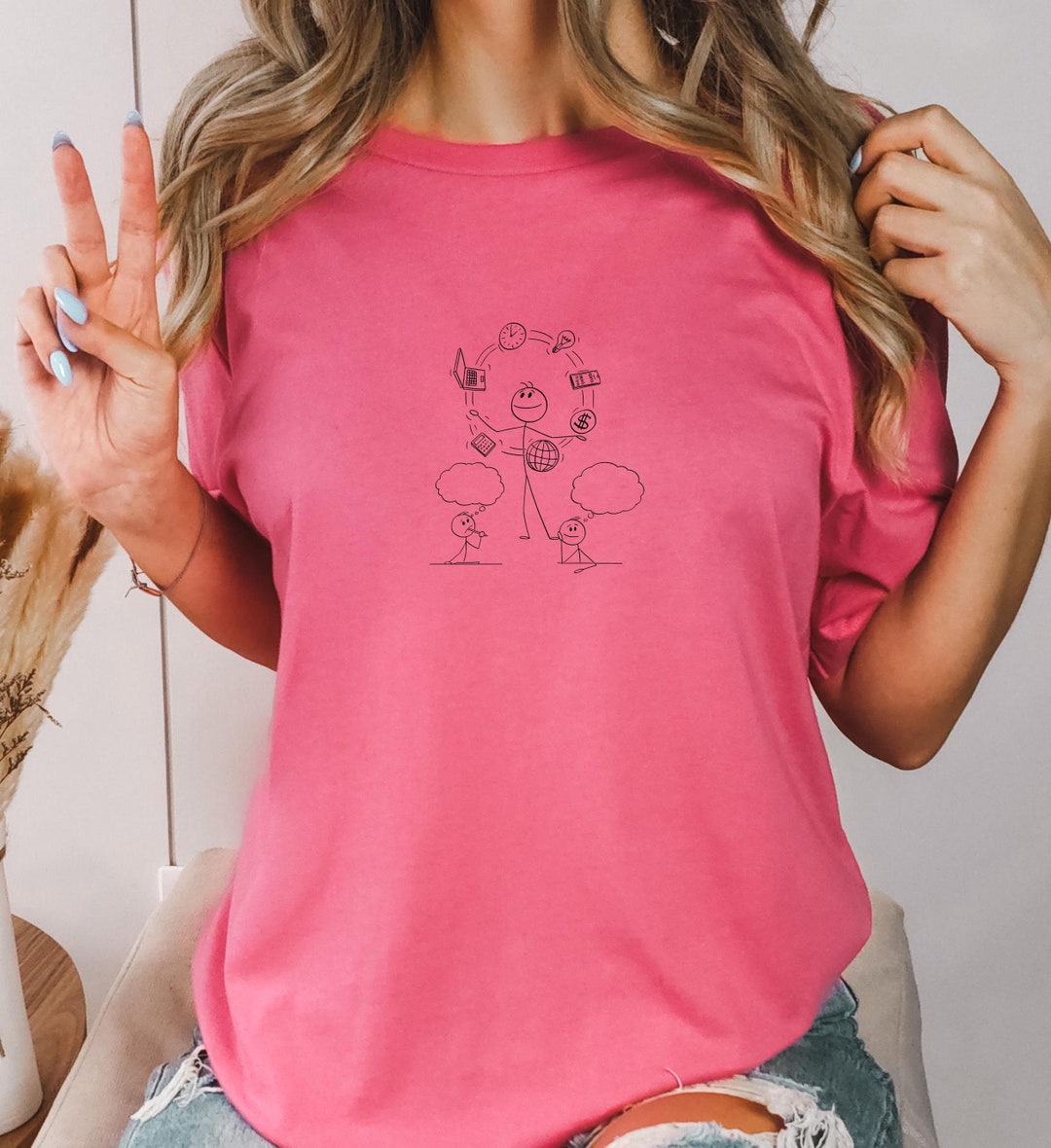 Stick Figures Sweater, Stick Figure Dad, Gildan 18000, Long Sleeves ...