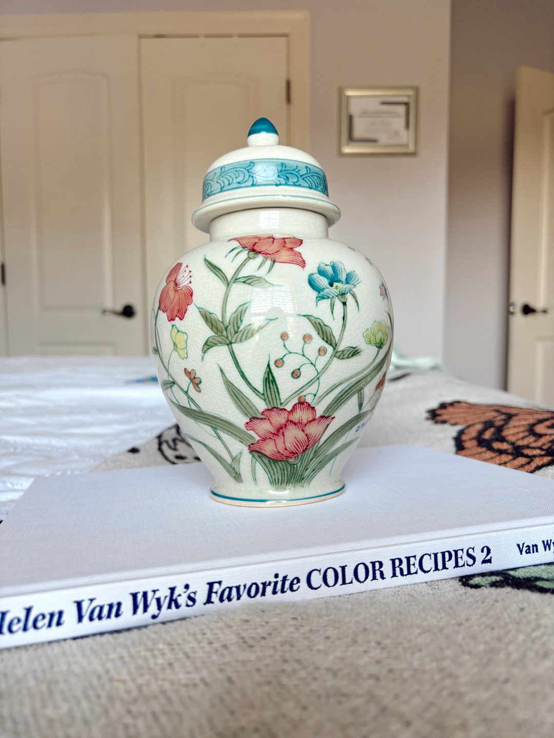 10 Andrea by Sadek Floral Ginger Jar - Etsy