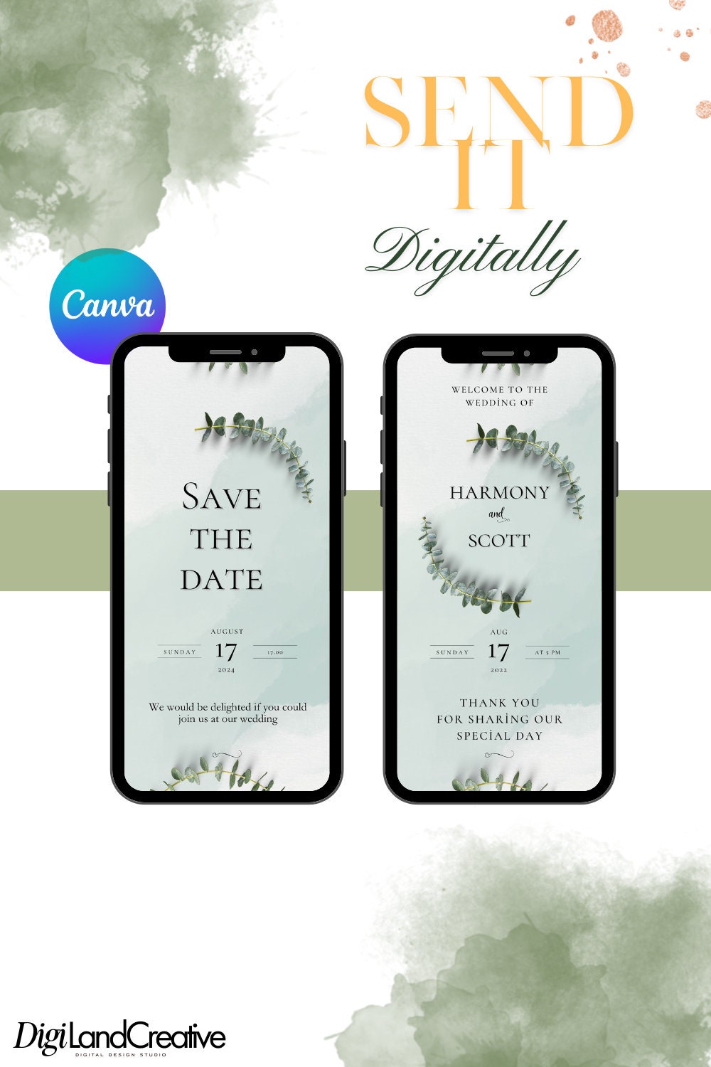 Animated Wedding İnvitation İnteractive Wedding Iİvitation, Digital ...