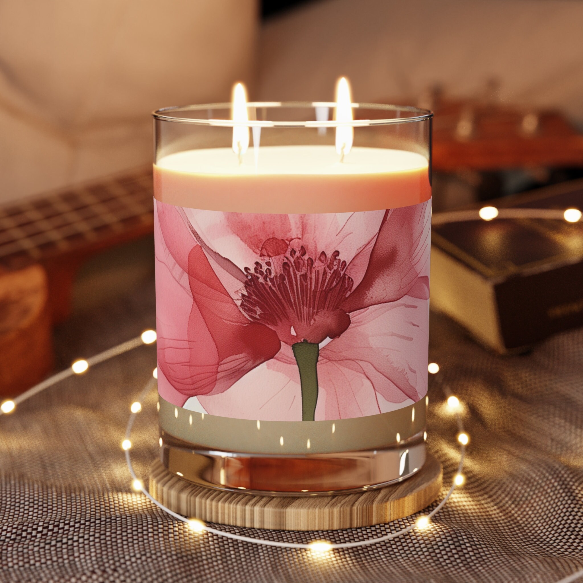 Beautiful Pink Flower Print, Three Scents to Choose From, Scented ...