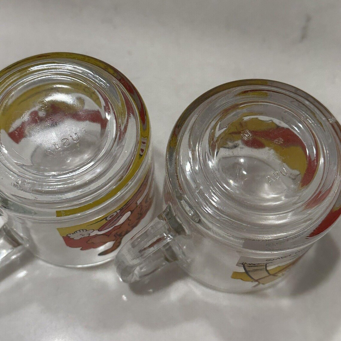 Garfield Odie Glass Cups Set of 2 1978 Mcdonalds Coffee Cup Mug - Etsy