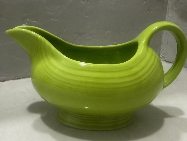 FIESTA CHARTREUSE Green Gravy Boat COLOR Retired - Etsy