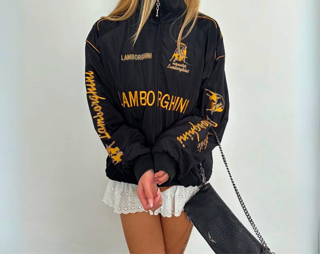 Y2K Vintage Motorsport Bomber Jacket Racing Jacket F1 Y2K Clothing ...