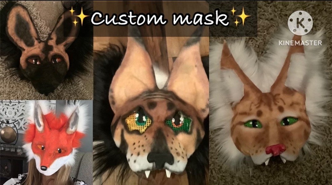 Custom Masks ( Message Me Before Ordering) ( Made by Alia ) - Etsy