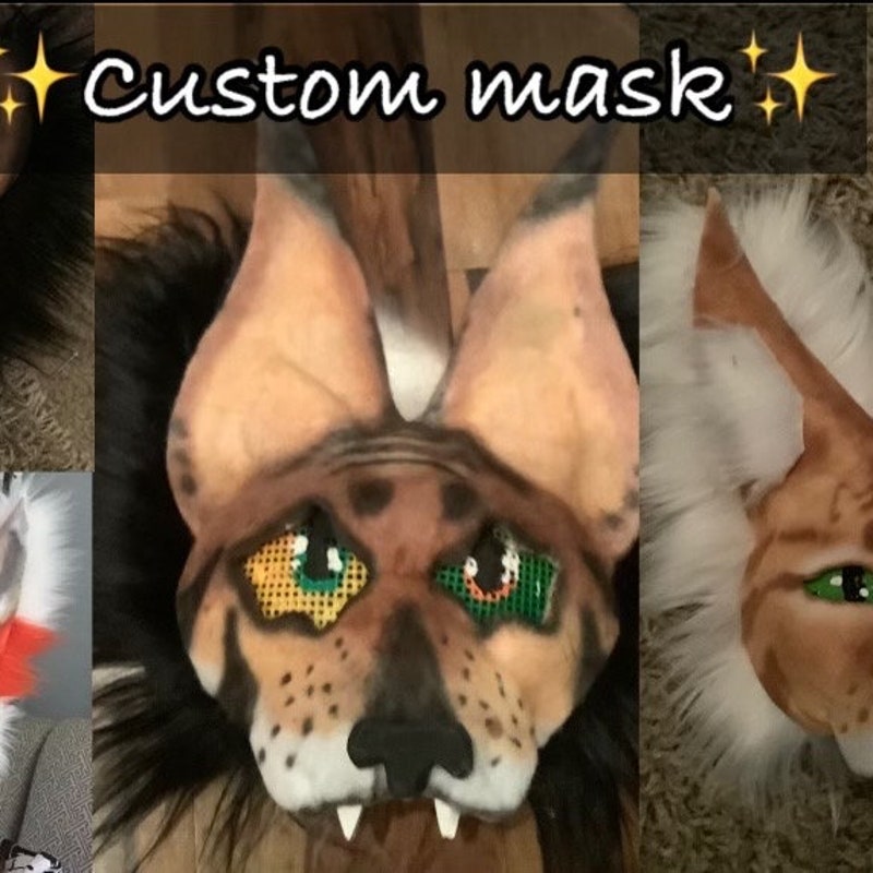 Furry Masks - Etsy