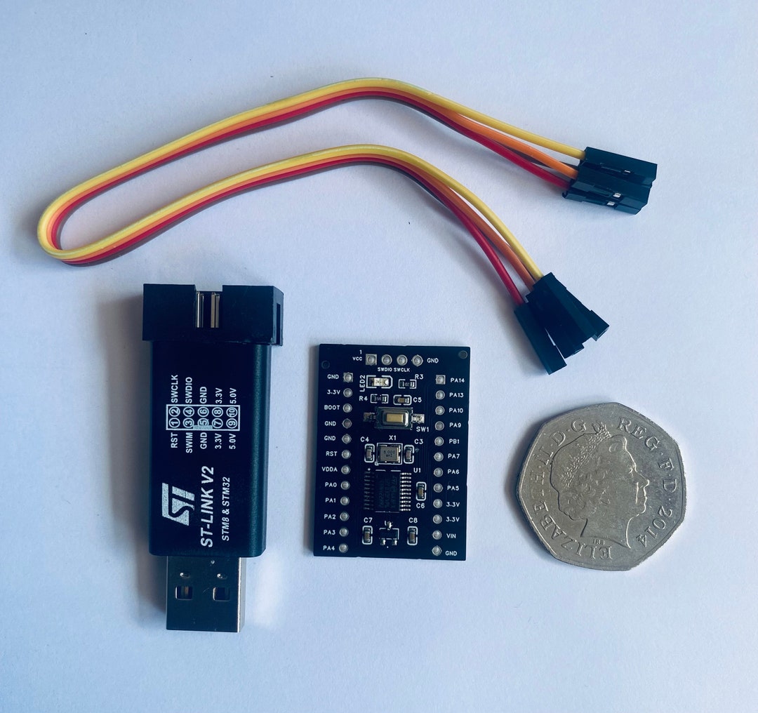 Stm32f030 Breakout Board With ST Link Debugger - Etsy