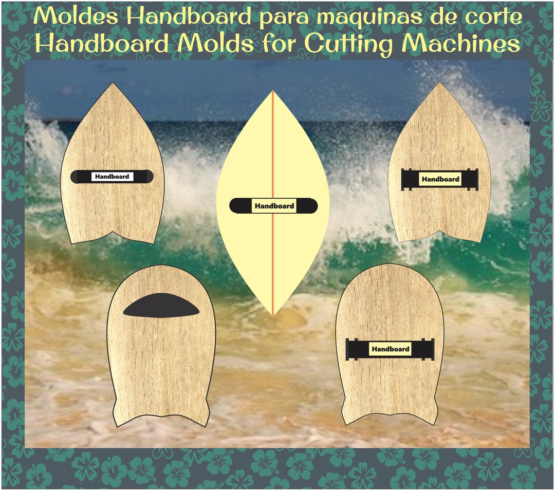 19 Templates to Make MDF Molds for Bodysurfing Handboards 19 Plantillas ...