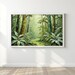 Jungle Painting Print | Impasto Oil Painting Digital Download | Wall ...