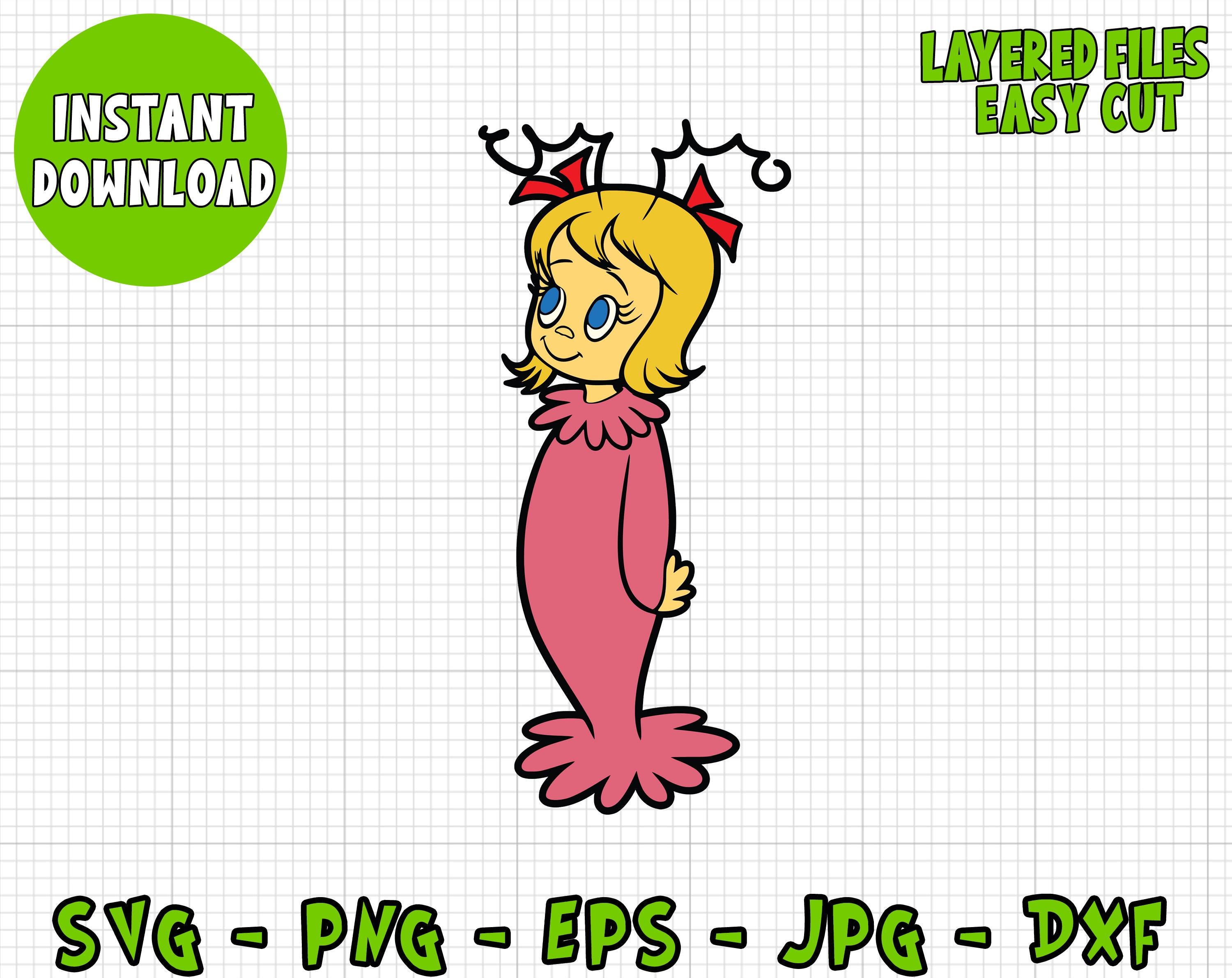 Cindy Lou Svg, Cindy Lou Dxf, Cindy Lou Png, Cindy Lou Cut File, Cindy ...