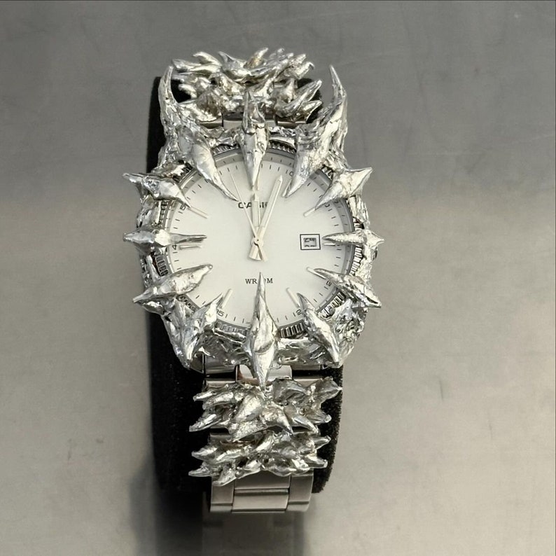 Custom Alabaster Watch Gothic Claw, Horns, & Snake Style Hand-made ...