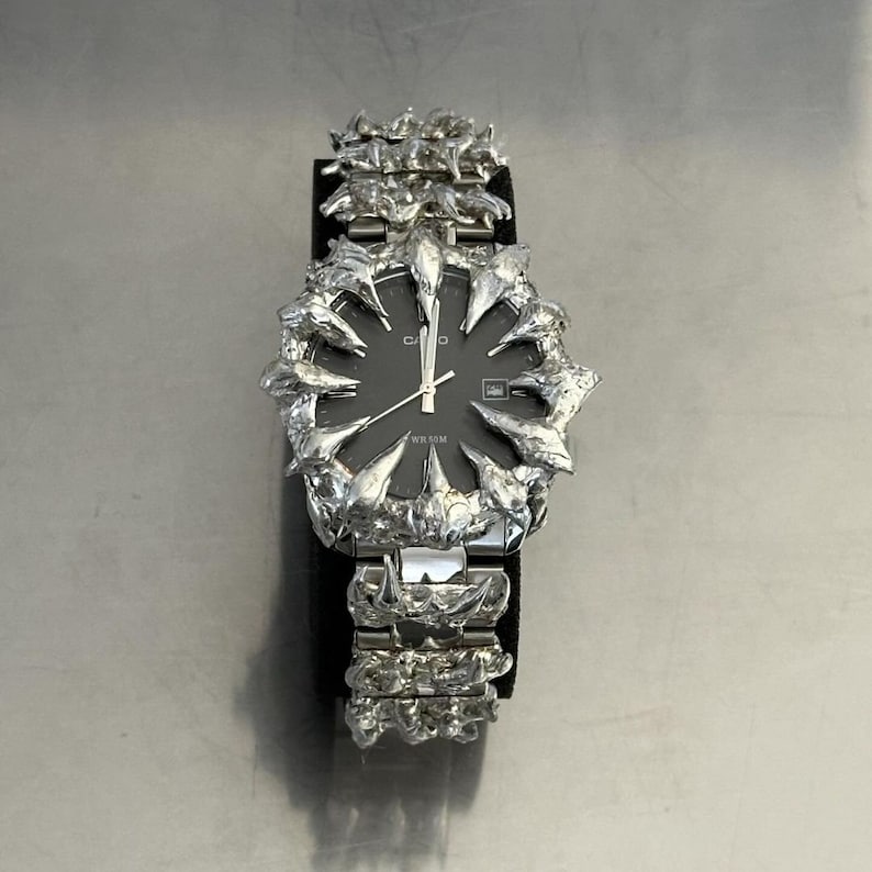 Custom Alabaster Watch Gothic Claw, Horns, & Snake Style Hand-made ...