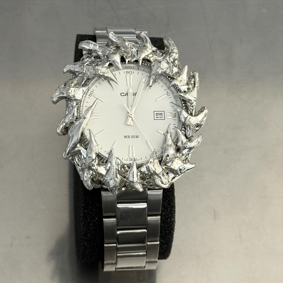 Custom Alabaster Watch Gothic Claw, Horns, & Snake Style Hand-made ...