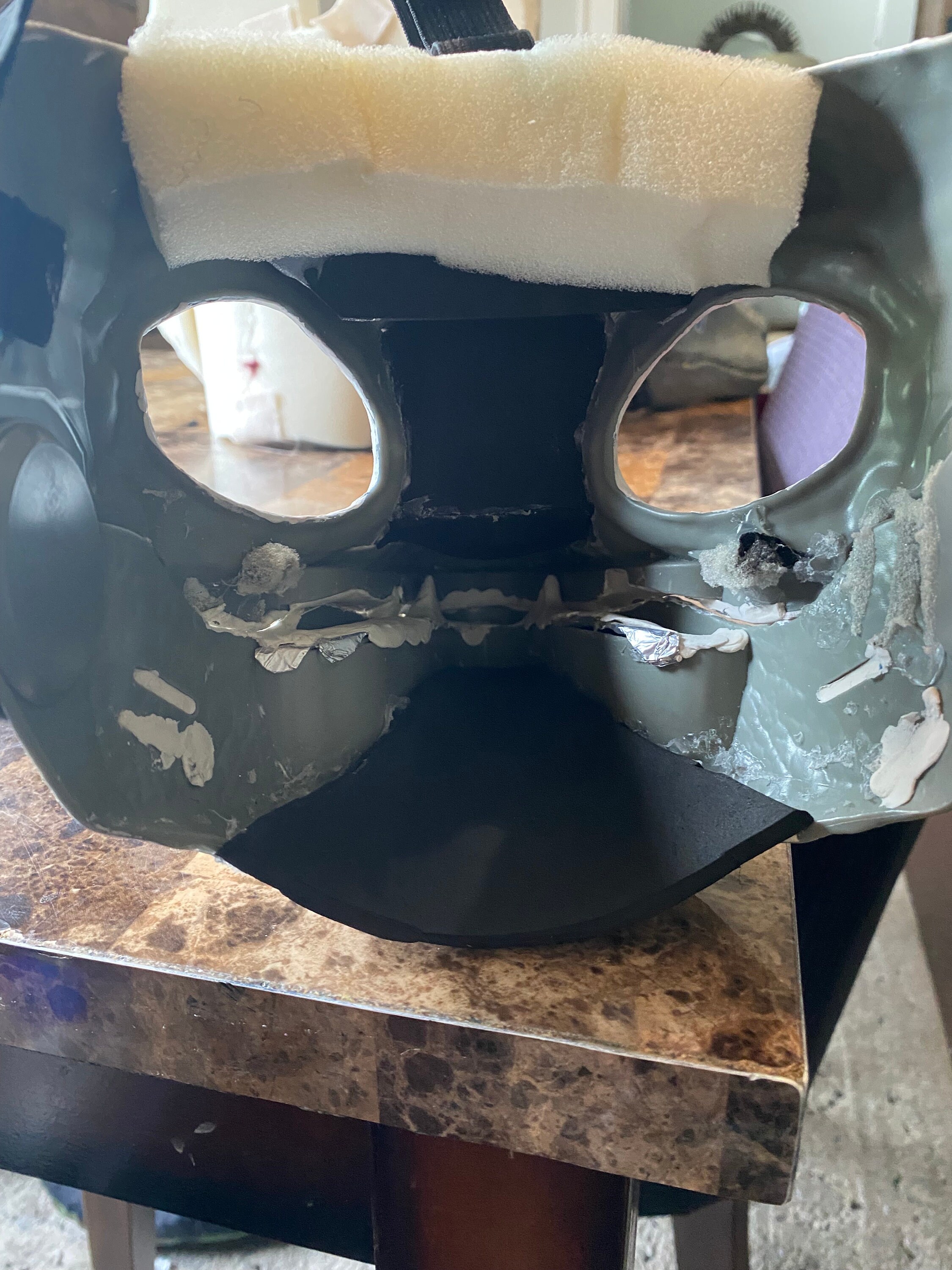 ON HOLD Dog Dino Mask Base Blank Rapotor Mask, Dog Canine Dino Mask ...