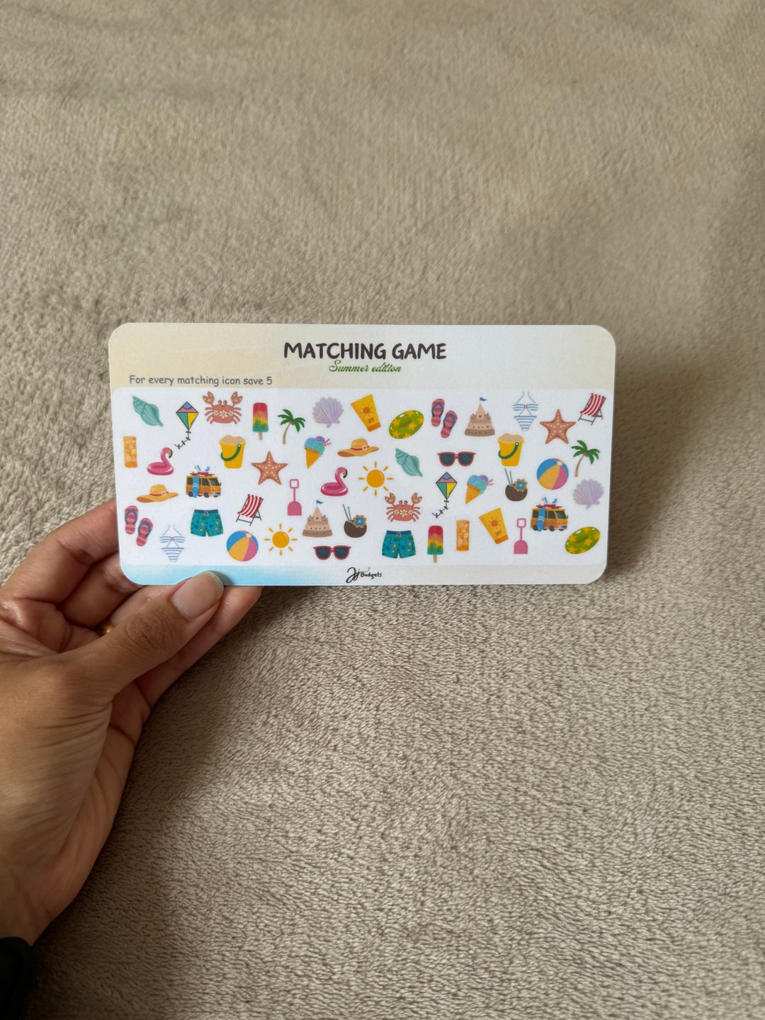 Matching Game | Winter-spring-summer-autumn | Savings Challenge | Cash ...