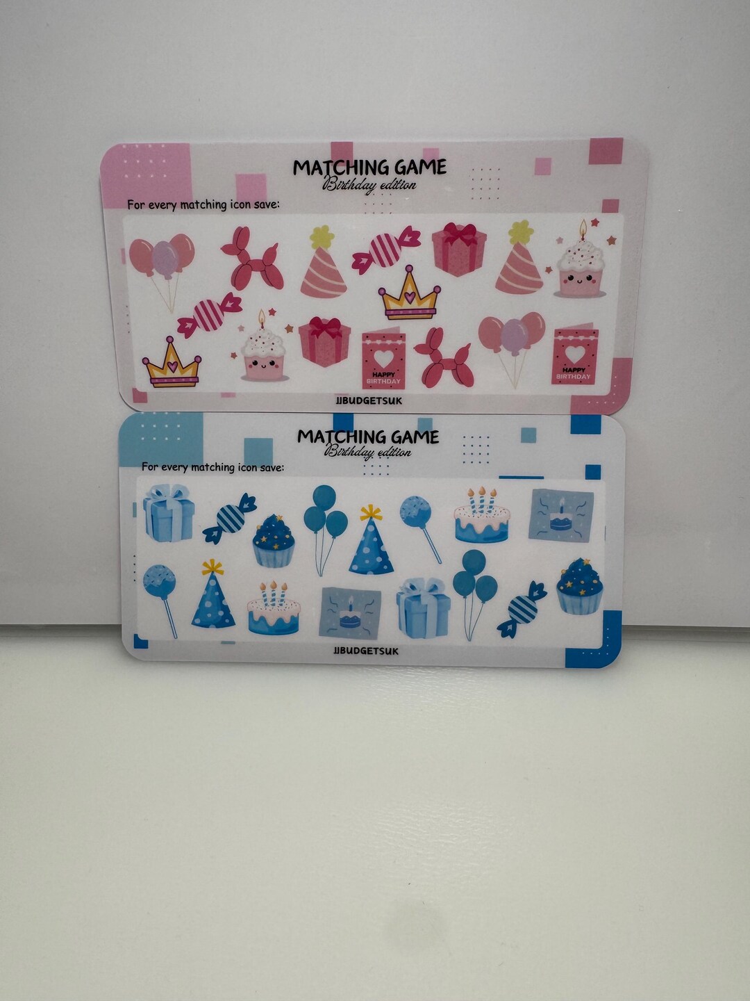 Matching Game Birthday Edition | Savings Challenge | Cash Stuffing ...