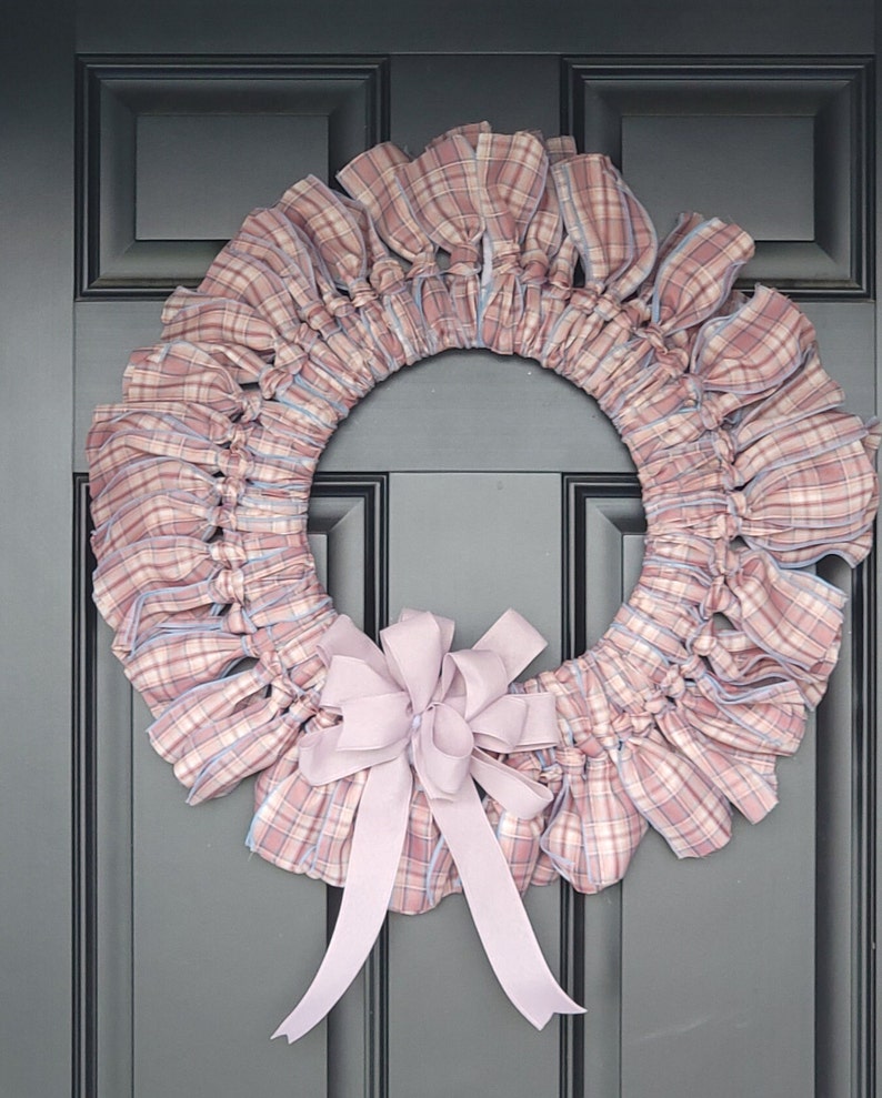 Country Ribbon Wreath - Etsy