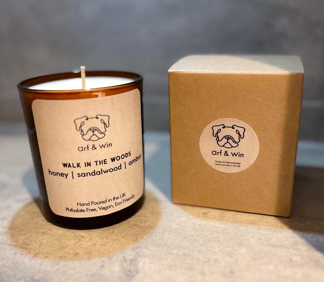 Hand Poured Natural Candle "walk in the Woods" - Etsy