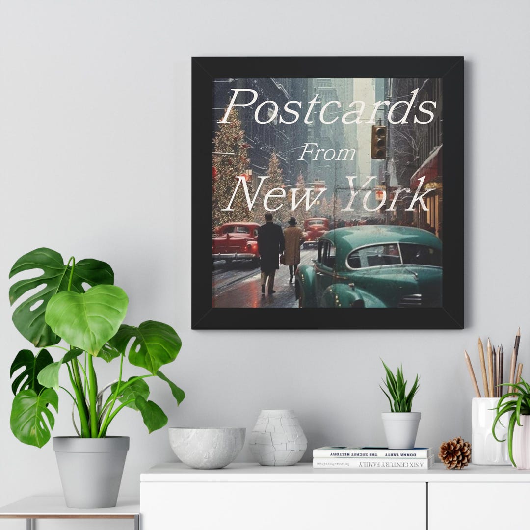 Postcards From New York Poster Gifts for People Who Love to Travel New ...