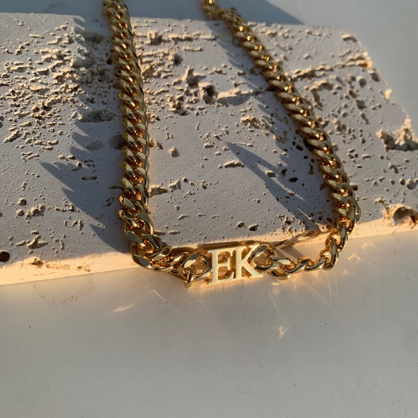 Thick Cuban Chain Custom Necklace - Etsy