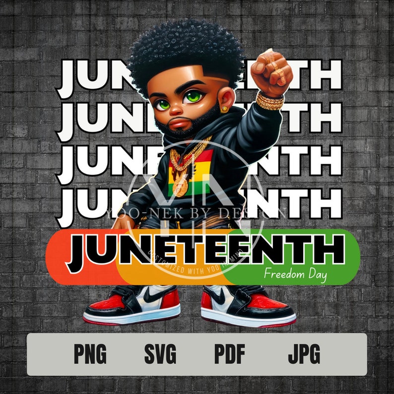 Juneteenth Male T-shirt Designs in PNG, SVG and PDF Formats for ...