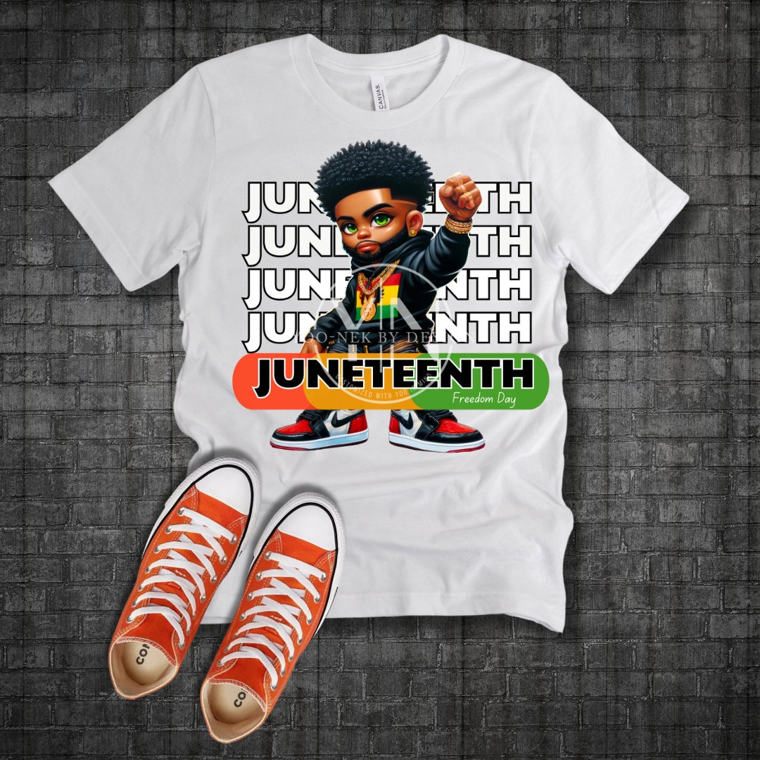 Juneteenth Male T-shirt Designs in PNG, SVG and PDF Formats for ...