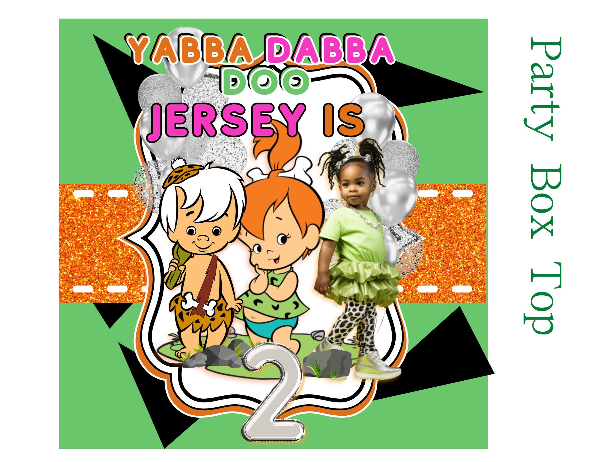Cartoon Party Favor Editable Canva Template for Birthdays & Parties - Etsy