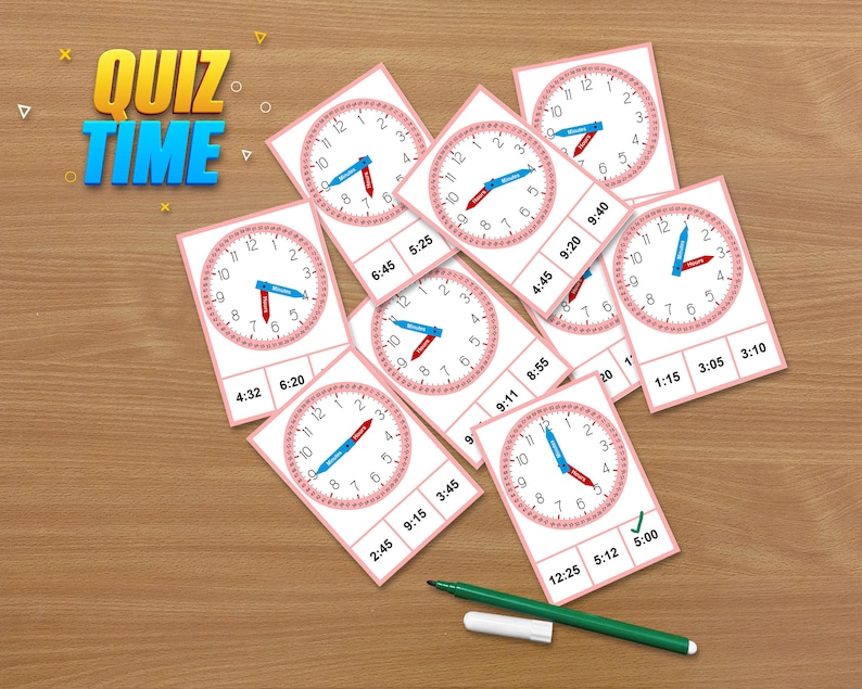 Clock Activity Preschool Kids| Homeschooling Activity| Printable ...
