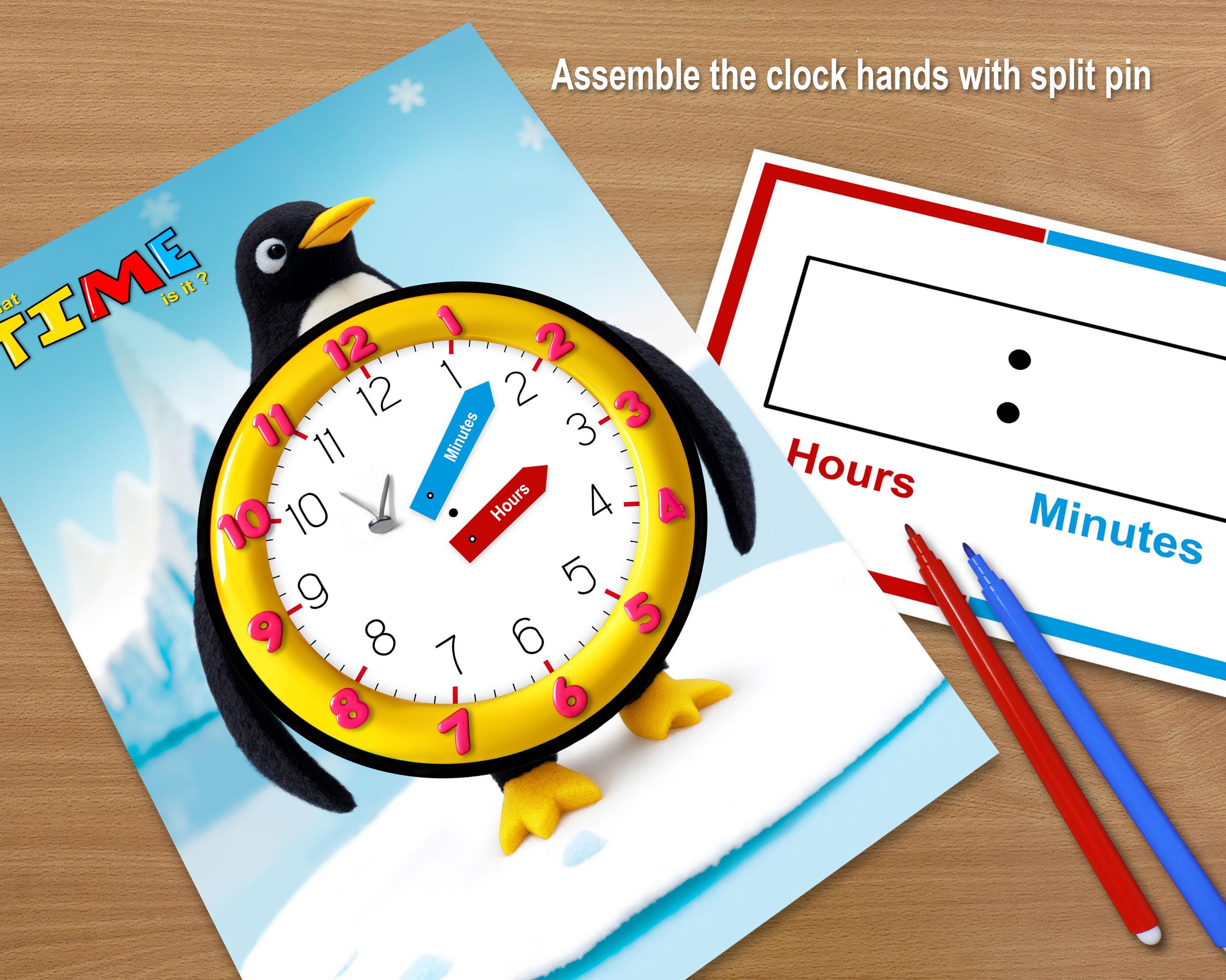 Clock Activity Preschool Kids| Homeschooling Activity| Printable ...