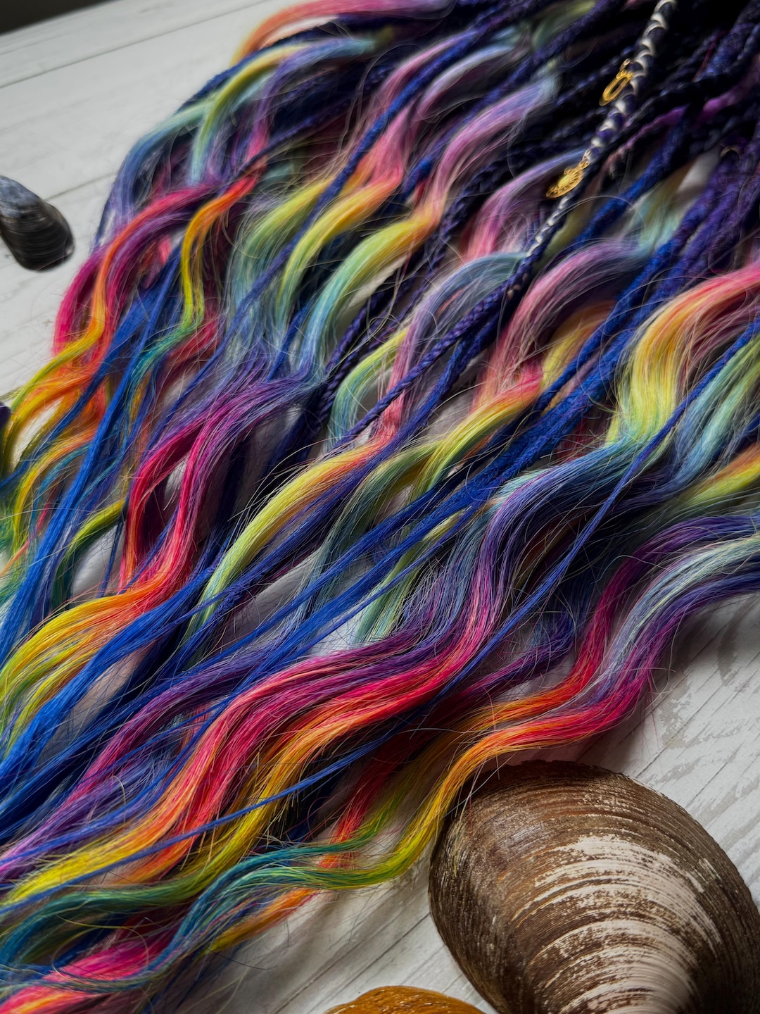 Milky Way Space Cosmic Dreadlocks Rainbow Dreadlocks Galaxy Dreadlocks ...