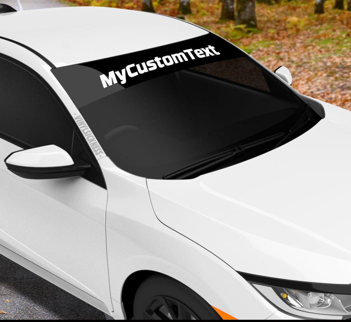 Custom Vinyl Text Decals, Custom Stickers, Vinyl Lettering, Car Decals ...
