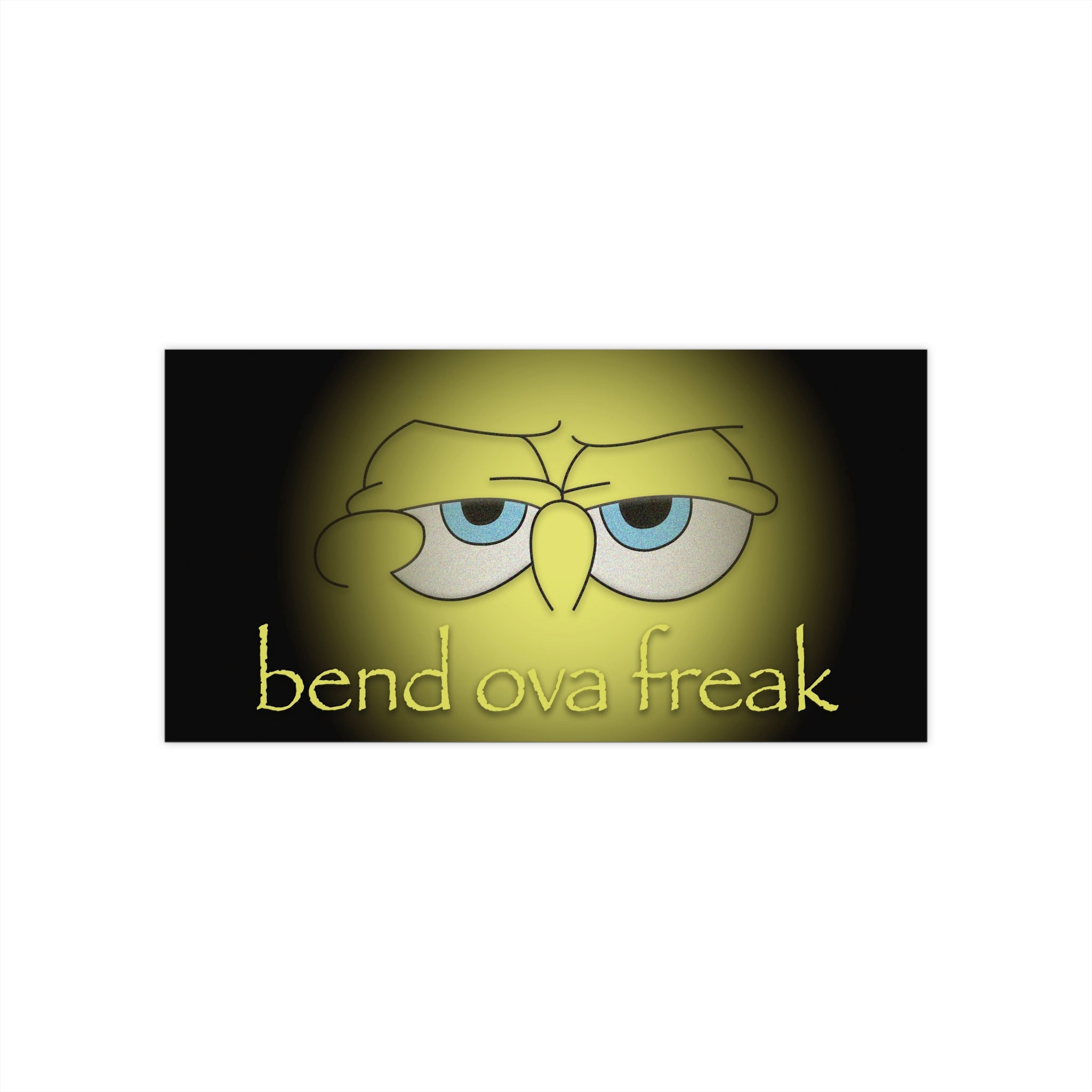Freaky Bob Spongebob Bumper Sticker Papyrus Cute Funny Silly Teen Adult ...