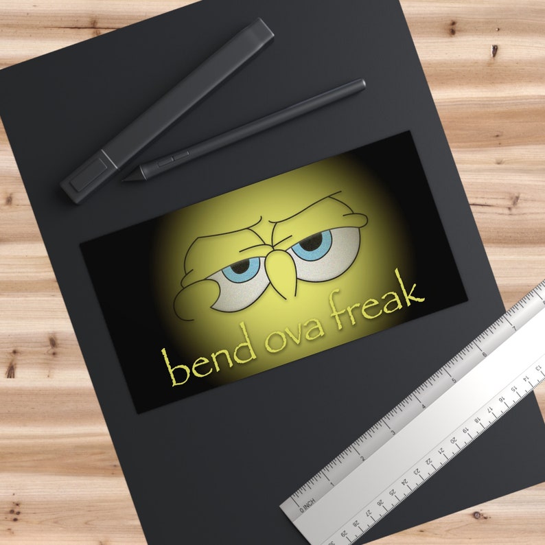 Freaky Bob Spongebob Bumper Sticker Papyrus Cute Funny Silly Teen Adult ...