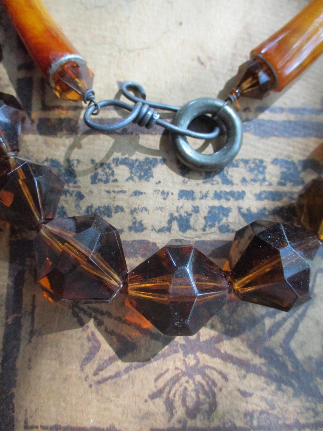 Bonfire ~ Sparkly Victorian Amber Antique Meerschaum Pipe Stem Fall ...