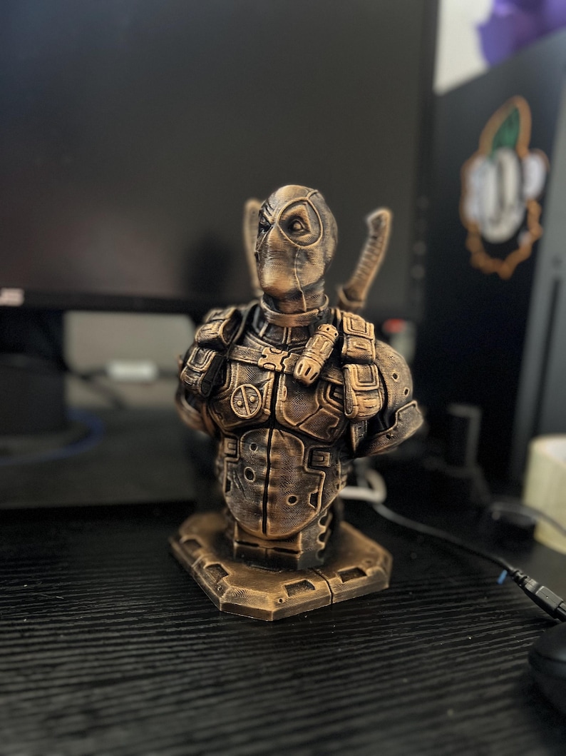 Deadpool Statue, Deadpool Gift - Etsy