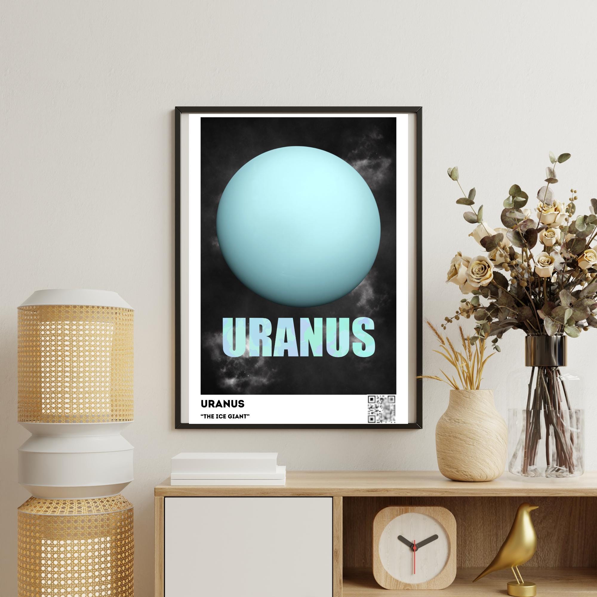 Animated Uranus Poster: Interactive Solar System Wall Art - Etsy