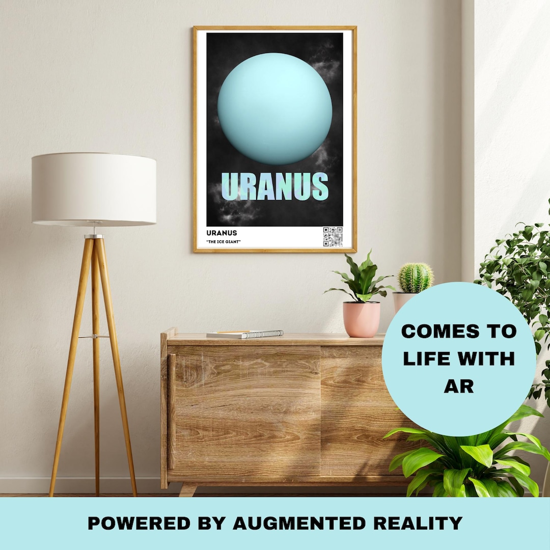 Animated Uranus Poster: Interactive Solar System Wall Art - Etsy